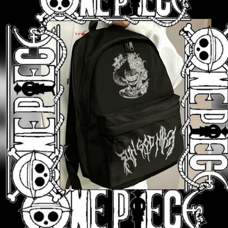 Jual I'm Inspiration tas ransel Sun God Nika V5 luffy gear 5 tas anime ...