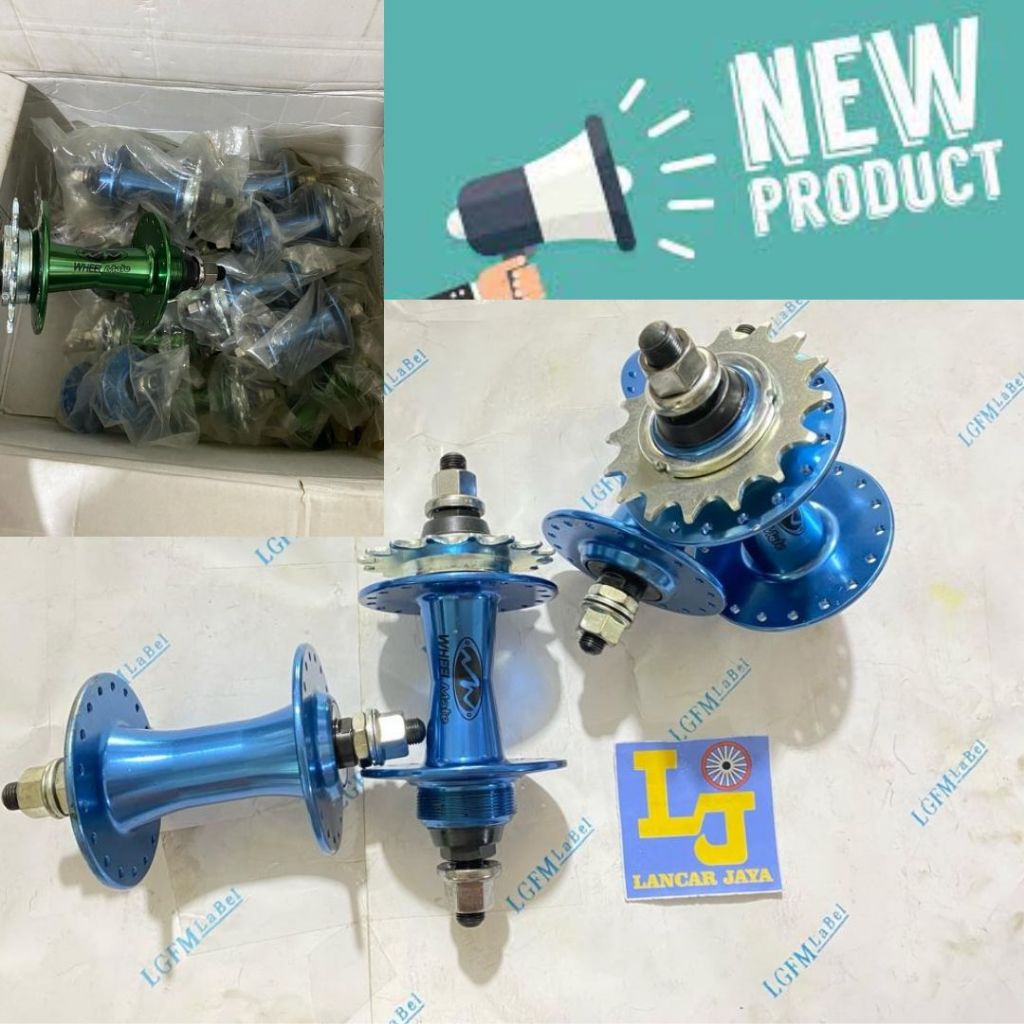 Jual HUB NAP BOS DOLTRAP FIXIE WHEEL MATE Alloy 36H & Menjoin 32Hole ...