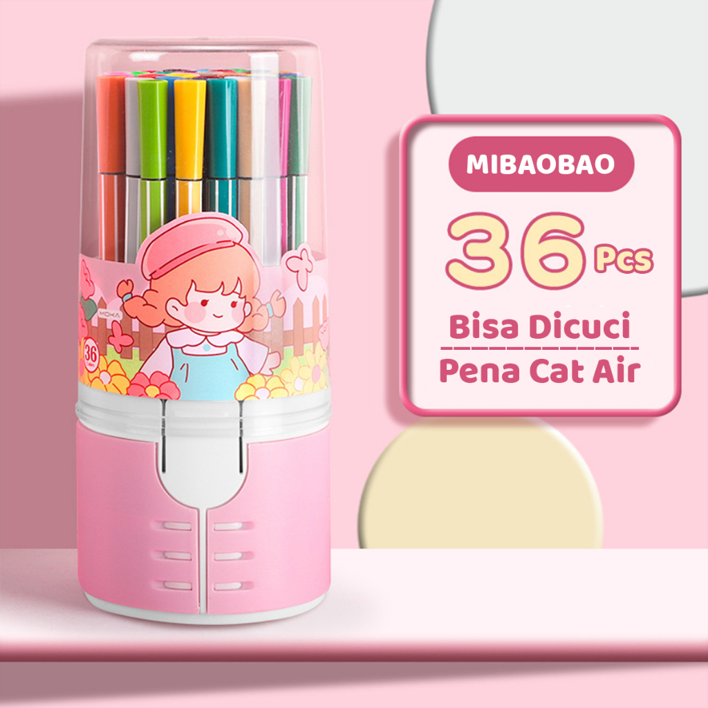 Jual [READY] Aimilo Spidol Warna Warni 1 Set Hexagonal Watercolor ...