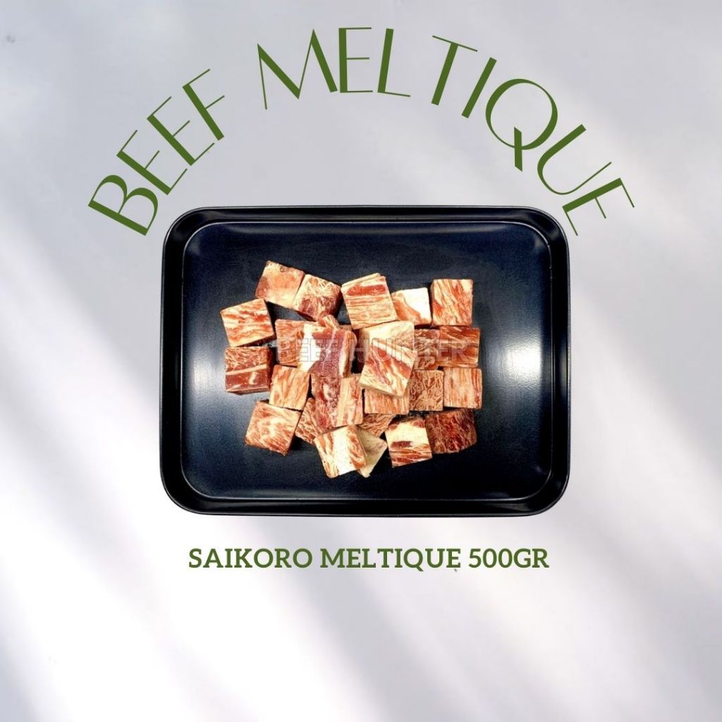 Jual SAIKORO BEEF STEAK MELTIQUE - DAGING SAPI WAGYU CUBE MELTIC 500 GR ...