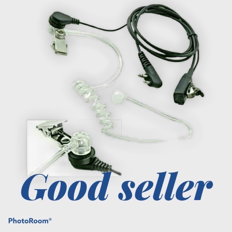 Jual PROMO Headset HT WLN FBI Tube Spiral paspampres WLAN Earphone ...