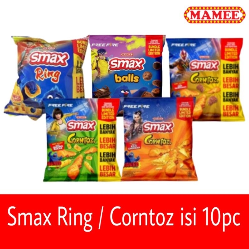 Jual Smax Corntoz Balls Ring Keju Pizza Bakso Pedas isi 10bj | Shopee ...