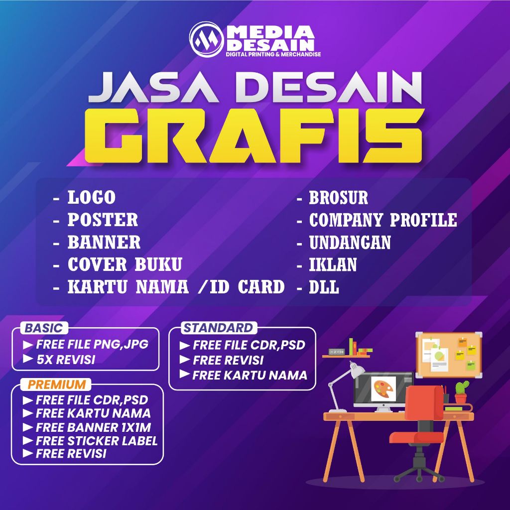 Jual JASA DESAIN PROFESIONAL CEPAT, DESAIN LOGO, SPANDUK, BANER ...
