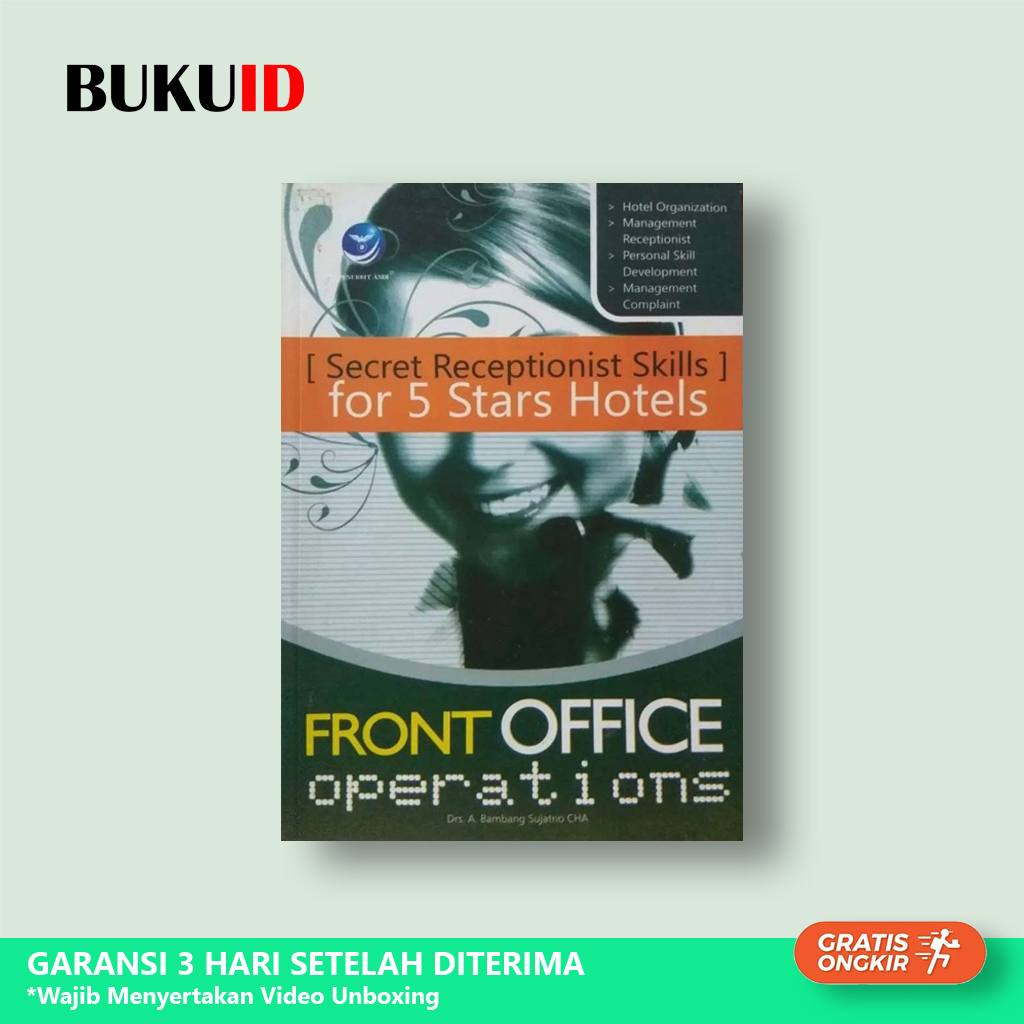 Jual Buku Front Office Operations (Secret Receptionist Skills For 5 ...