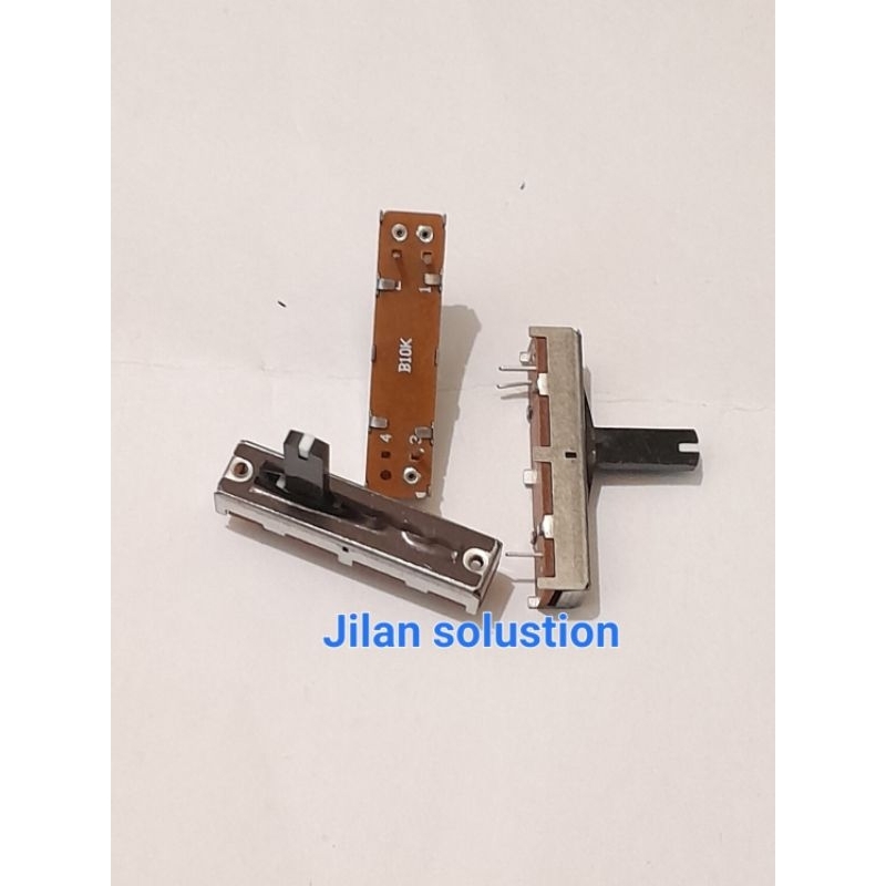 Jual Potensio Geser Mixer Mono 3,5cm kaki 2-1 B100k Potensio Geser ...