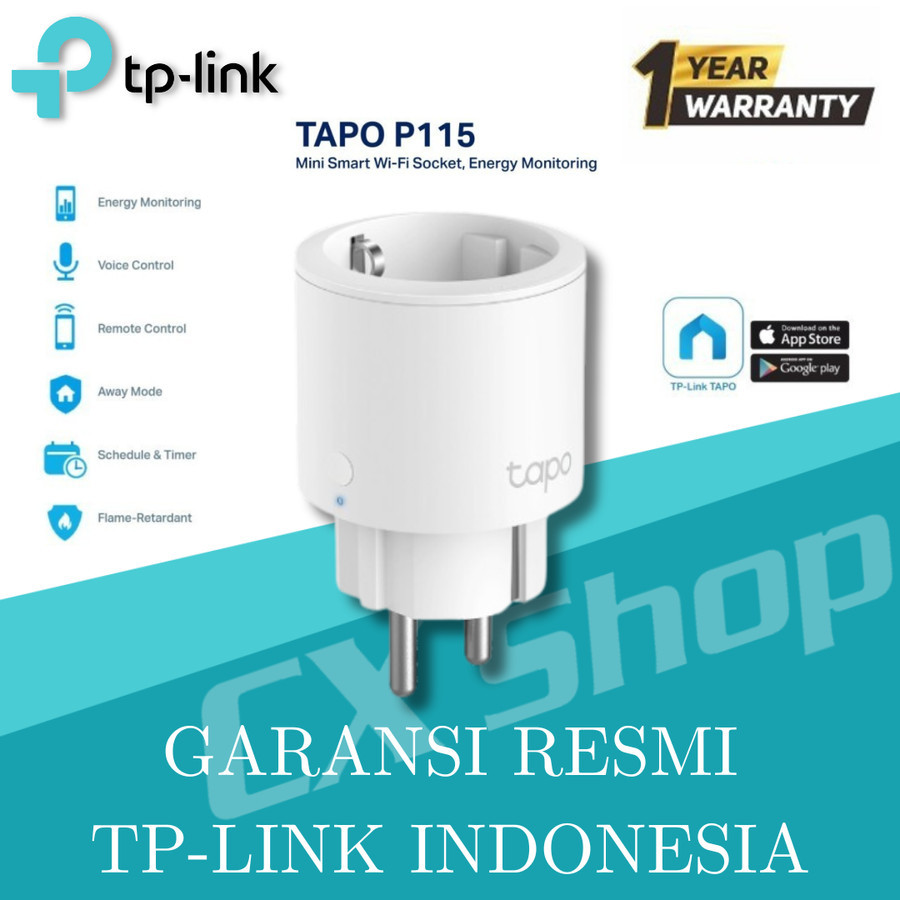 Jual TP-LINK Tapo P115 Mini Smart WiFi Socket Energy Monitoring ...