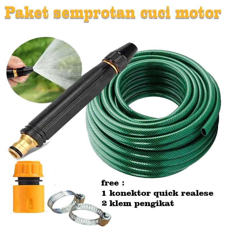 Jual Paket Semprotan Cuci Motor Mobil Diameter 1/2 Inch Panjang 2 - 10 ...