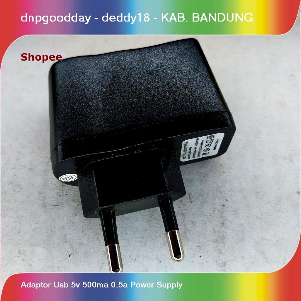 Jual adaptor usb 5v 500ma 0,5a power supply | Shopee Indonesia