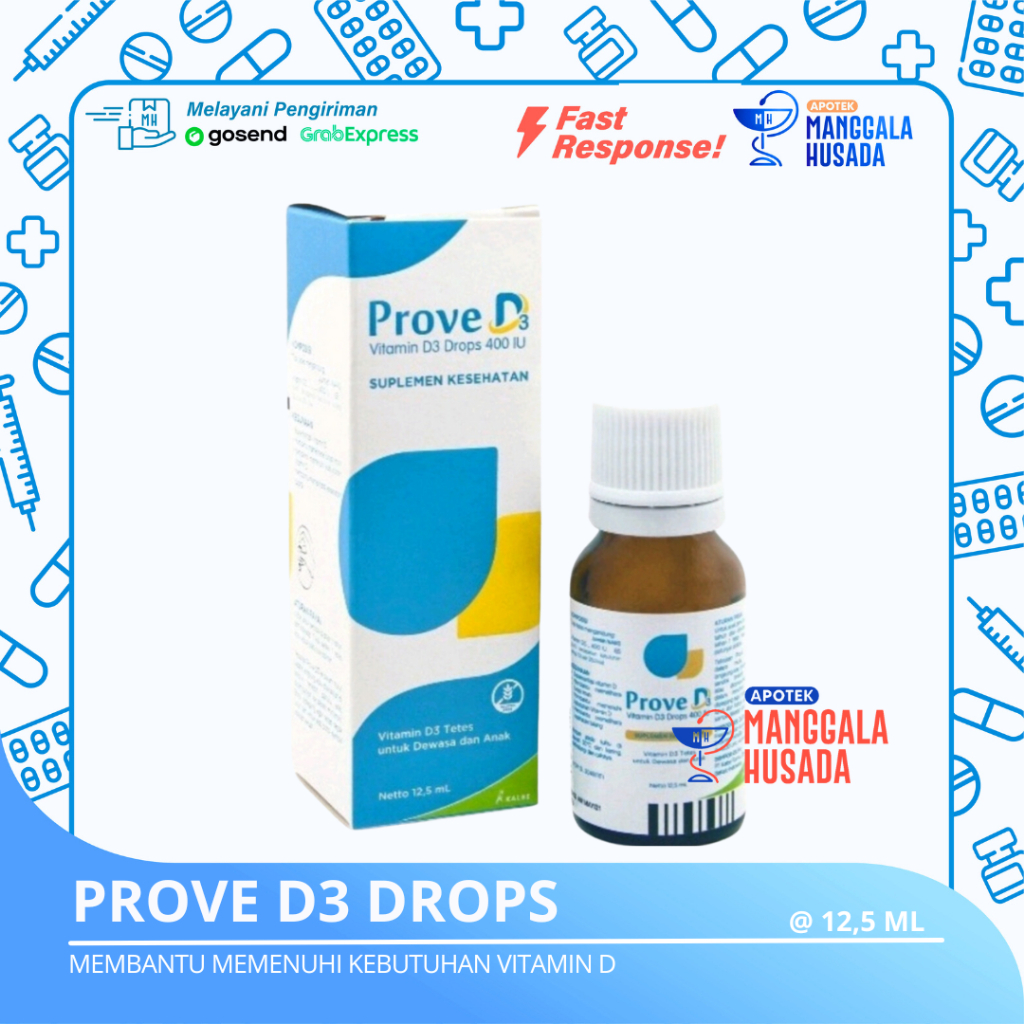 Jual PROVE D3 DROPS @ 12.5 ML | Shopee Indonesia