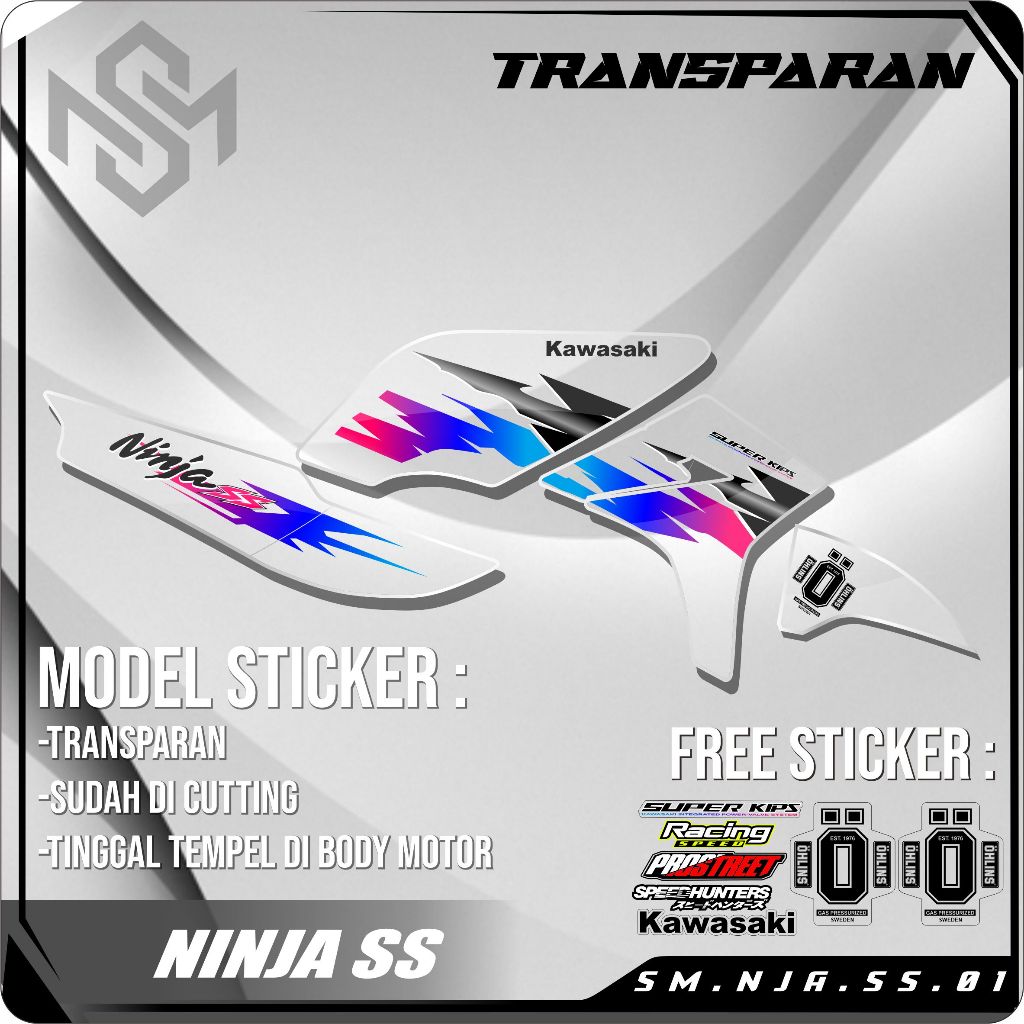 Jual Striping Ninja SS Transparan UV - Striping Ninja R Gradasi ...