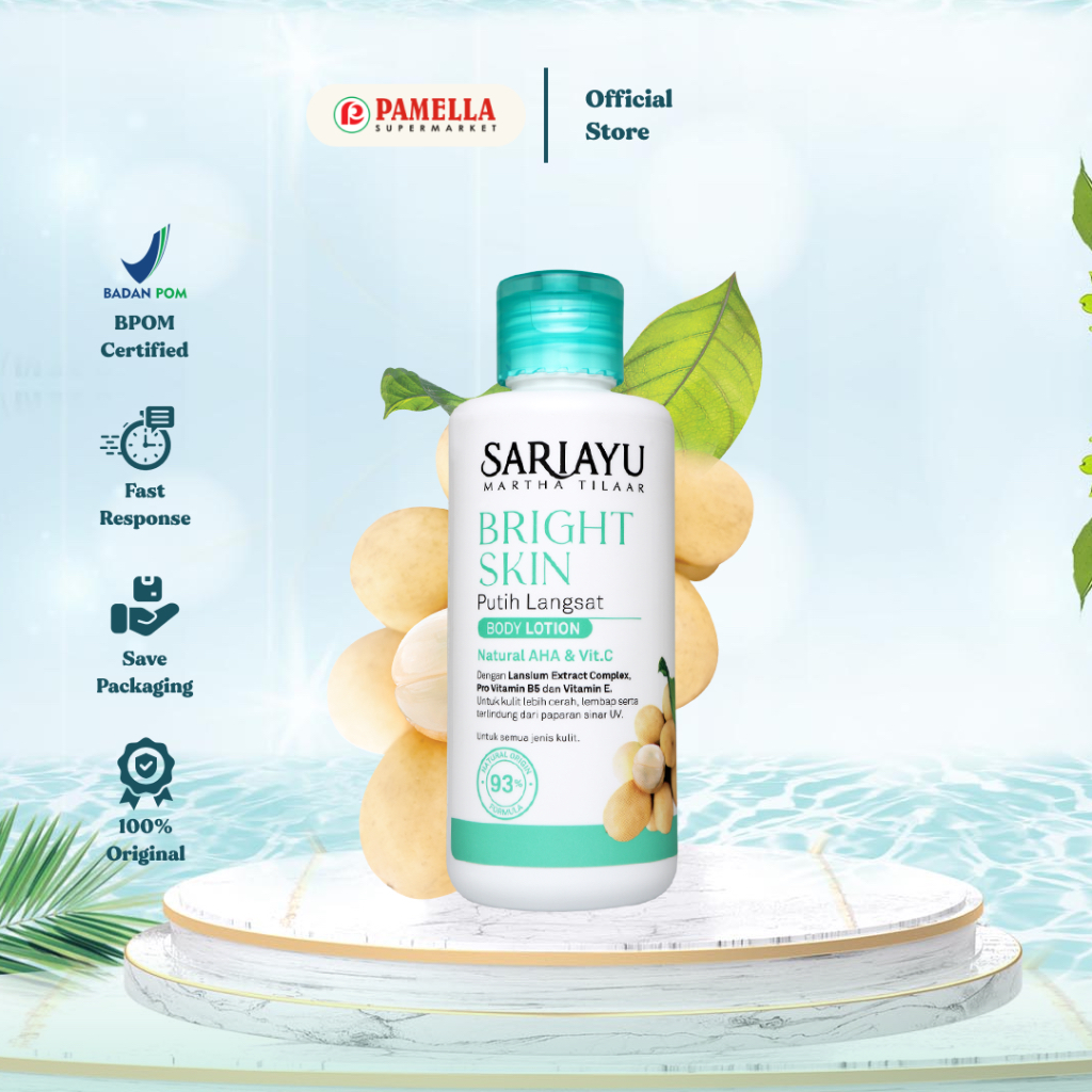 Jual KEMASAN BARU SARIAYU BODY LOTION PUTIH LANGSAT (PAMELLA ...