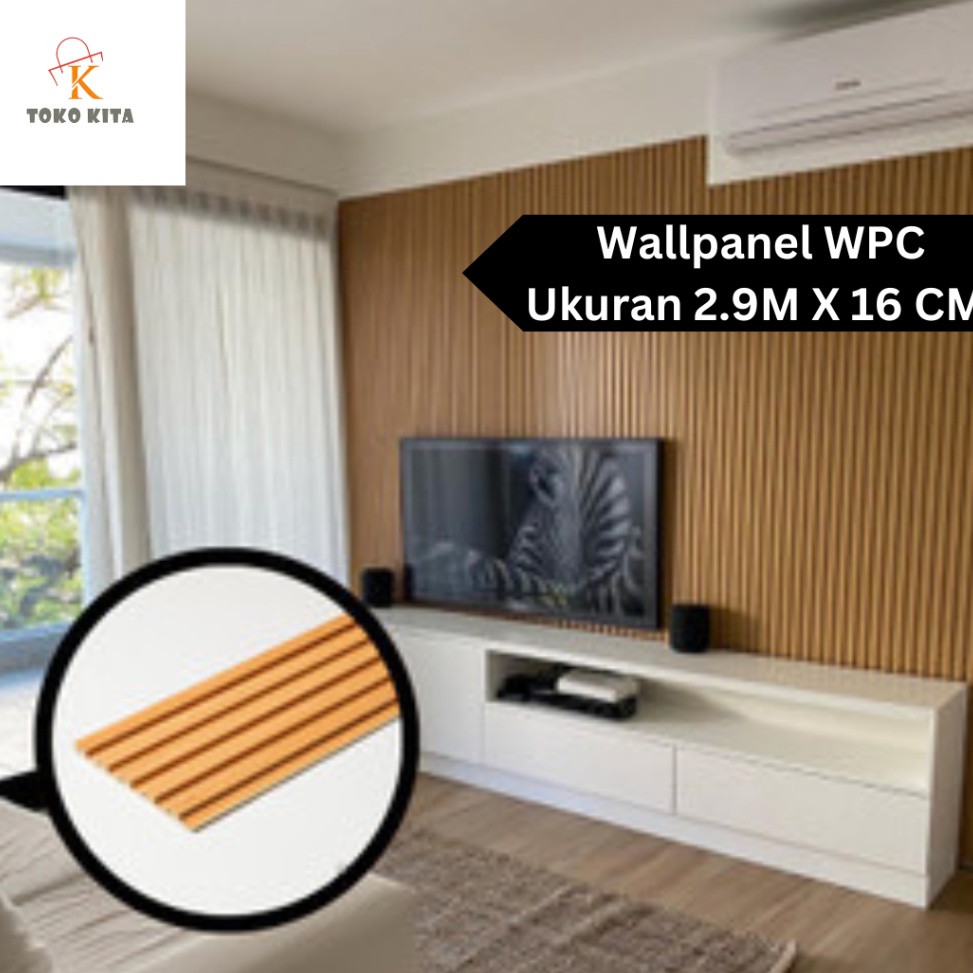Jual Klaim promo KodeUu1U5 Wood Panel WPC Wall Panel PVC Kisi Kisi ...