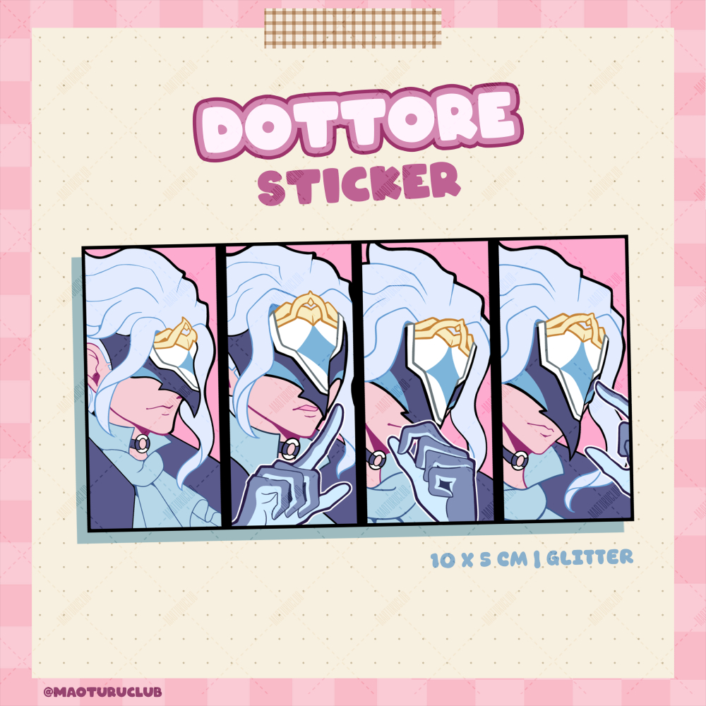 Jual GENSHIN IMPACT Dottore diecut Sticker [Fan Merch] | Shopee Indonesia