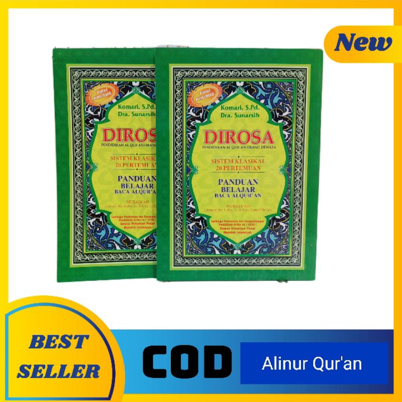 Jual Buku Dirosa Panduan Belajar Baca Alqur'an Dewasa Kertas HVS ...