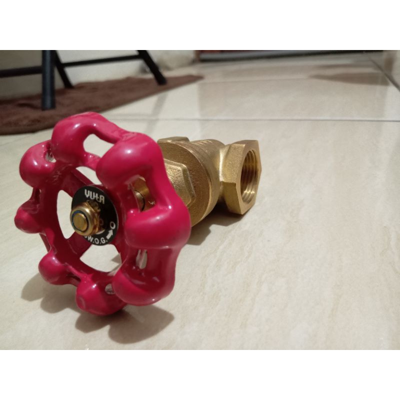 Jual gate valve yuta 3/4" inch kuningan | Shopee Indonesia
