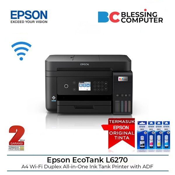 Jual PRINTER Epson EcoTank L6270 A4 Wi-Fi Duplex ADF Ink Tank / Epson ...