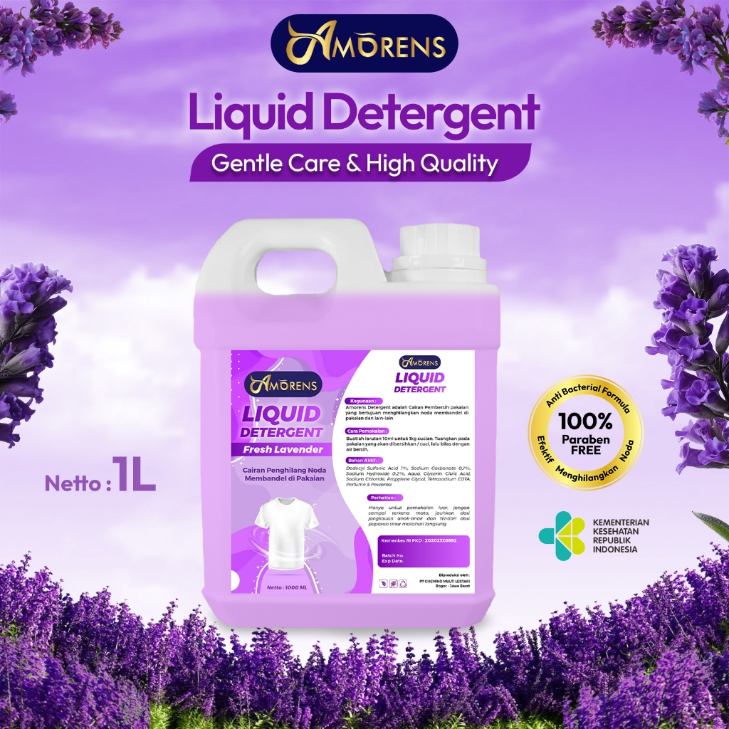 Jual Deterjen Cair / Detergen Liquid / Pembersih Pakaian dan Penghilang ...