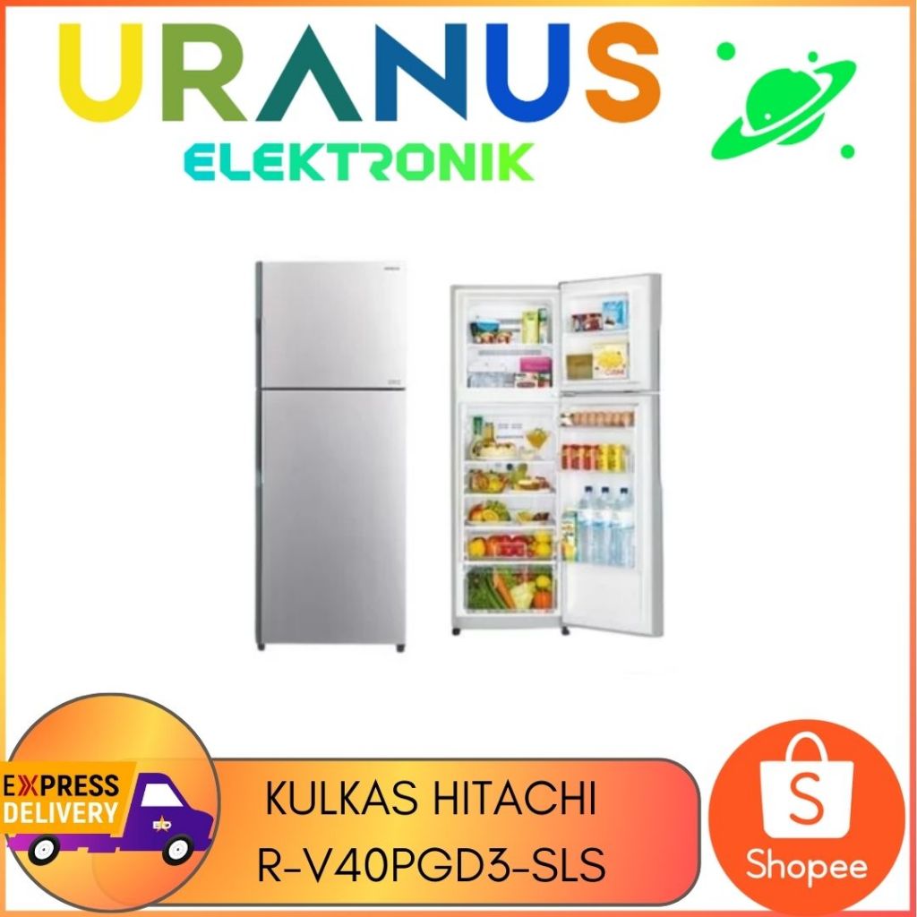 Jual Hitachi R-VX48PGD9 BSL Kulkas Hitachi Kulkas 2Pintu Kapasitas 407Liter Vegetable ...