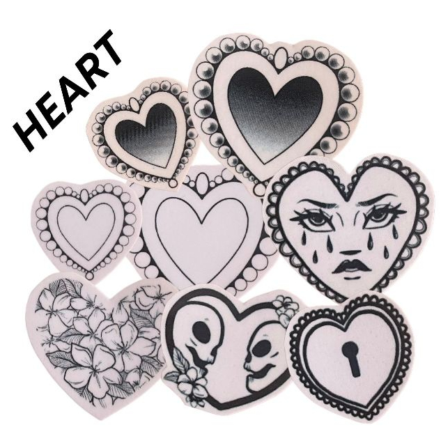 Jual TATO TEMPORER CUTE HEARTS PEARLS | FILL-IN CUTE HEART PEARLS ...