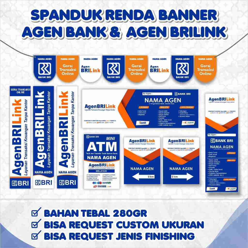 Jual Spanduk Banner Baner Agen Brilink Spanduk Banner Renda Agen ...