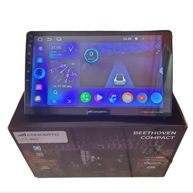 Jual Head Unit Android Concerto Beethoven Compact ct-888 9 Inch Ram 3GB ...