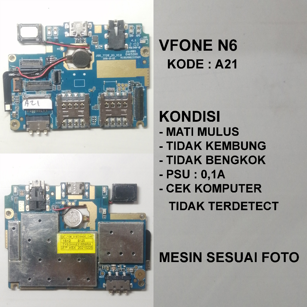 Jual (A21) Mesin Vfone Star N6 Mati mulus | Shopee Indonesia