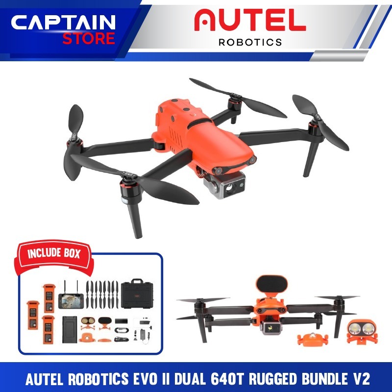 Jual Autel Robotics EVO II Dual 640T Rugged Bundle V2 Drone Autel ...