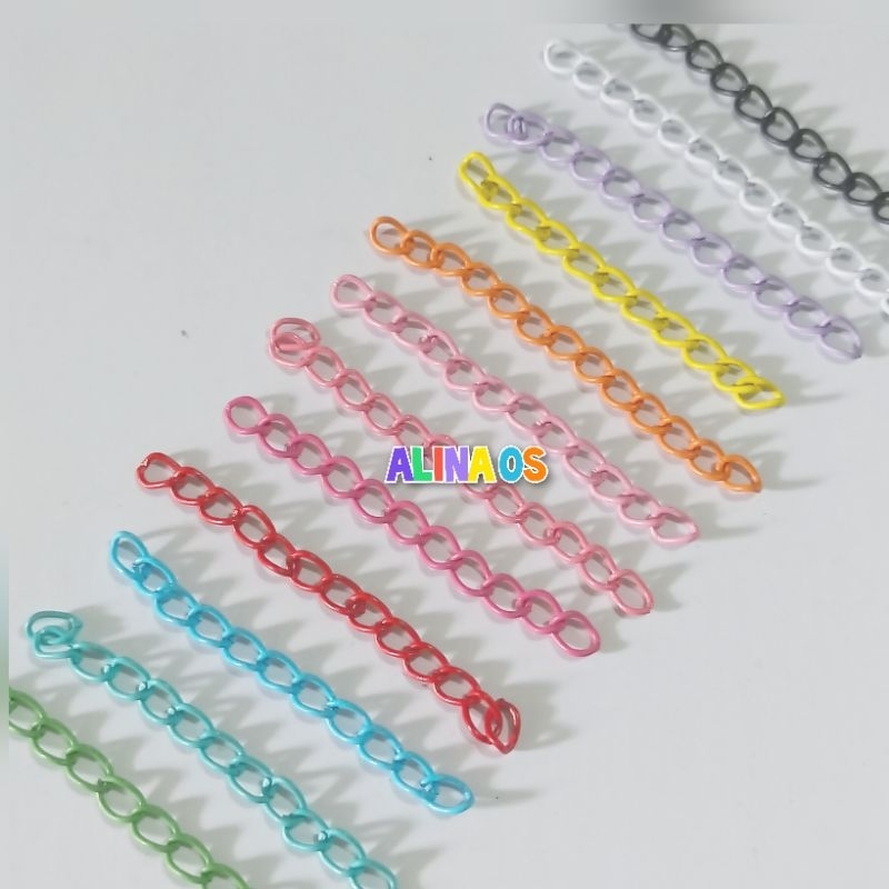 Jual RANTAI EXTENDER WARNA-WARNI | Shopee Indonesia