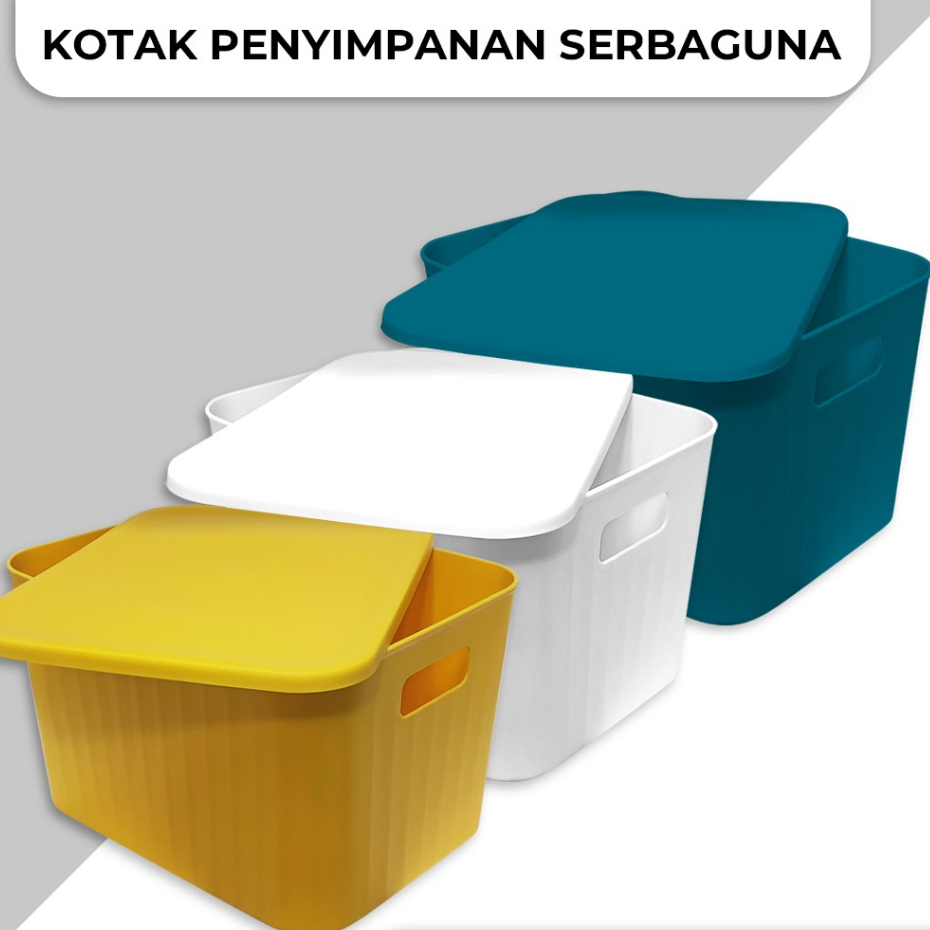 Jual Storage Box Kotak Penyimpanan Dengan Tutup Bin Pantry Organizer ...