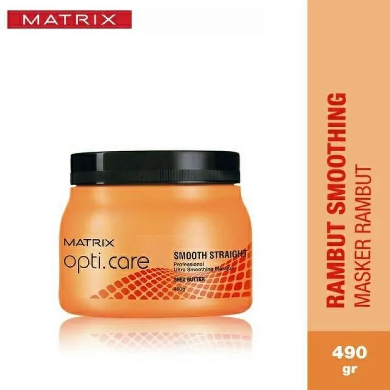 Jual Matrix Opti.Care Smooth Straight 490ml || Masker Rambut Setelah ...