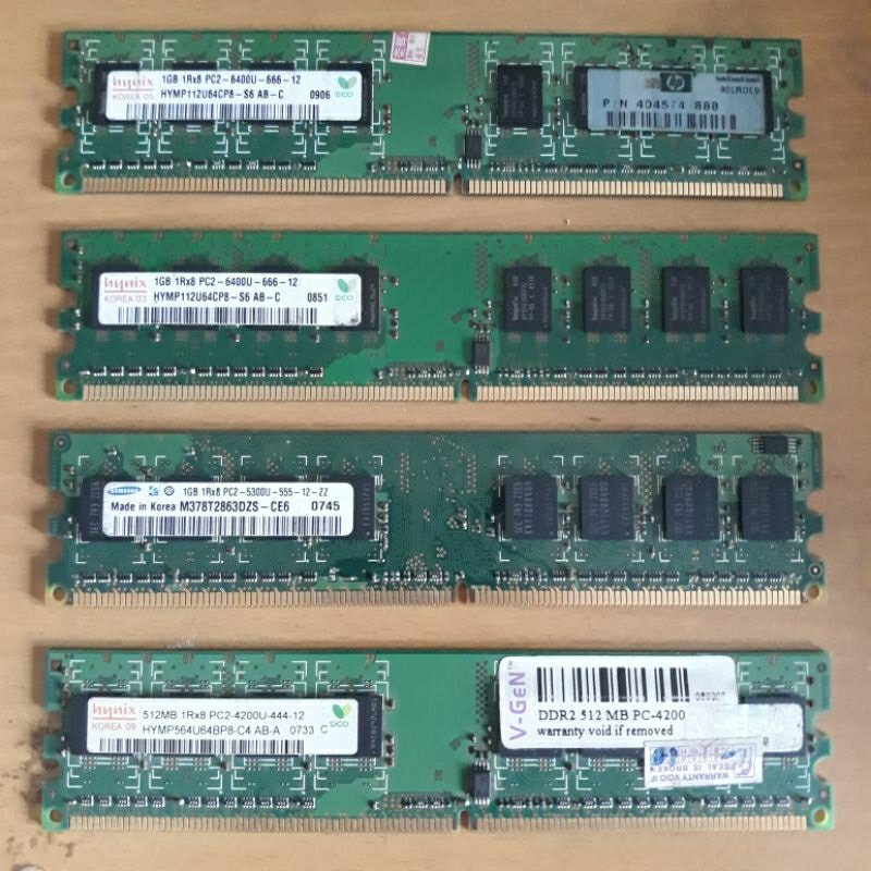 Jual RAM DDR2 Samsung VGen Hynix - RAM Komputer PC Desktop PC 6400 5300 ...