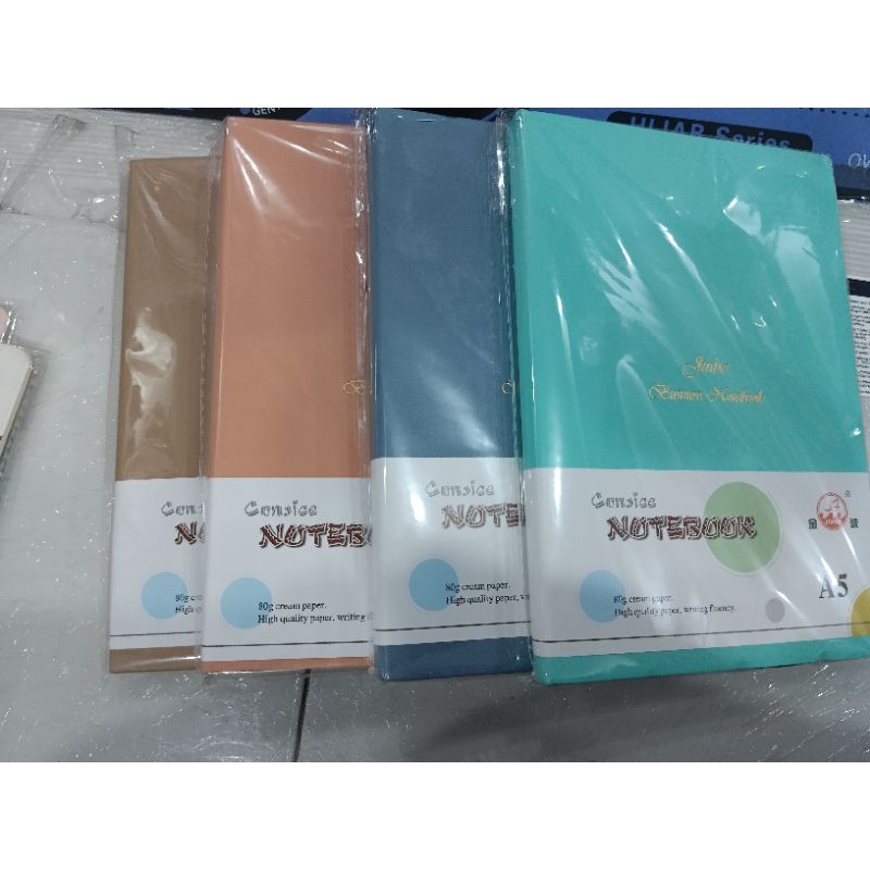 Jual BUKU A5 AGENDA/DIARY/NOTEBOOK KULIT WARNA/I tebal dan tipis ...