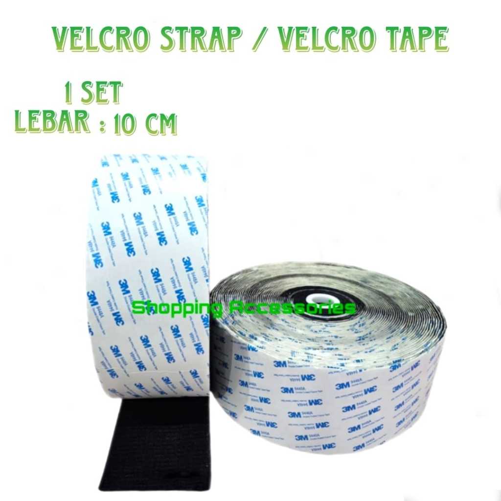 Jual Velcro Tape Lakban Double Tape Hook and Loop Adhesive Perekat Serbaguna/ Velcro Strap 3M ...