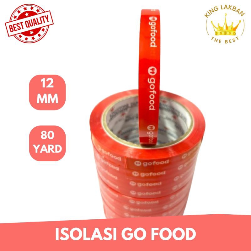 Jual Isolasi Gofood Merah 12mm Isolasi Gofood Merah Termurah | Shopee ...