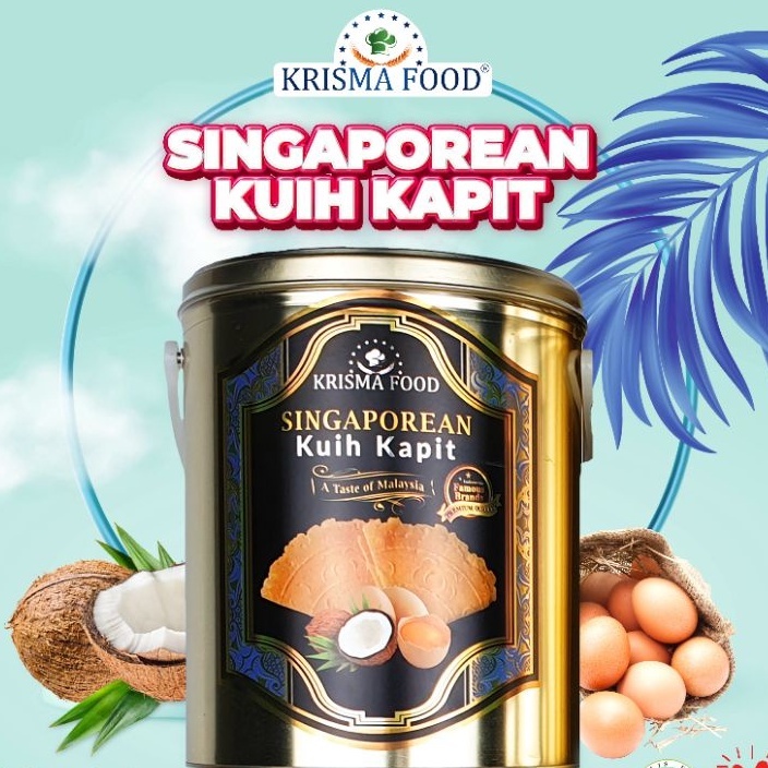 Jual Krisma Food Singaporean Kuih Kapit (Kue Semprong Original ...