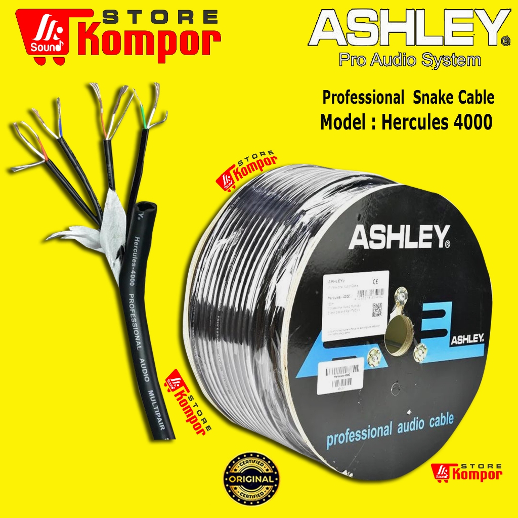 Jual Kabel ashley HERCULES4000 snake isi 4 ashley hercules snake 4000 kabel snek isi 4 hercules ...