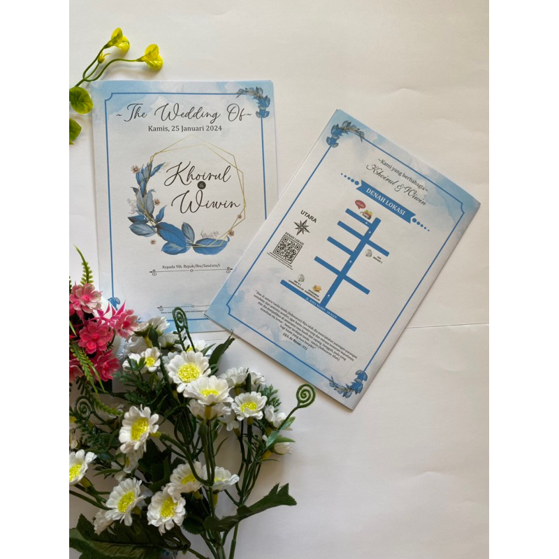 Jual Undangan Nikah Cantik Undangan Tasyakuran Undangan Nikah Undangan ...