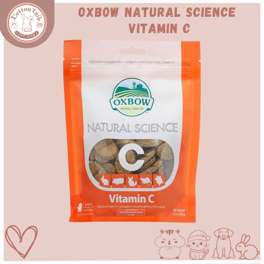 Jual Oxbow Natural Science Vitamin C 120gr - Oxbow Vitamin C For Rabbit ...