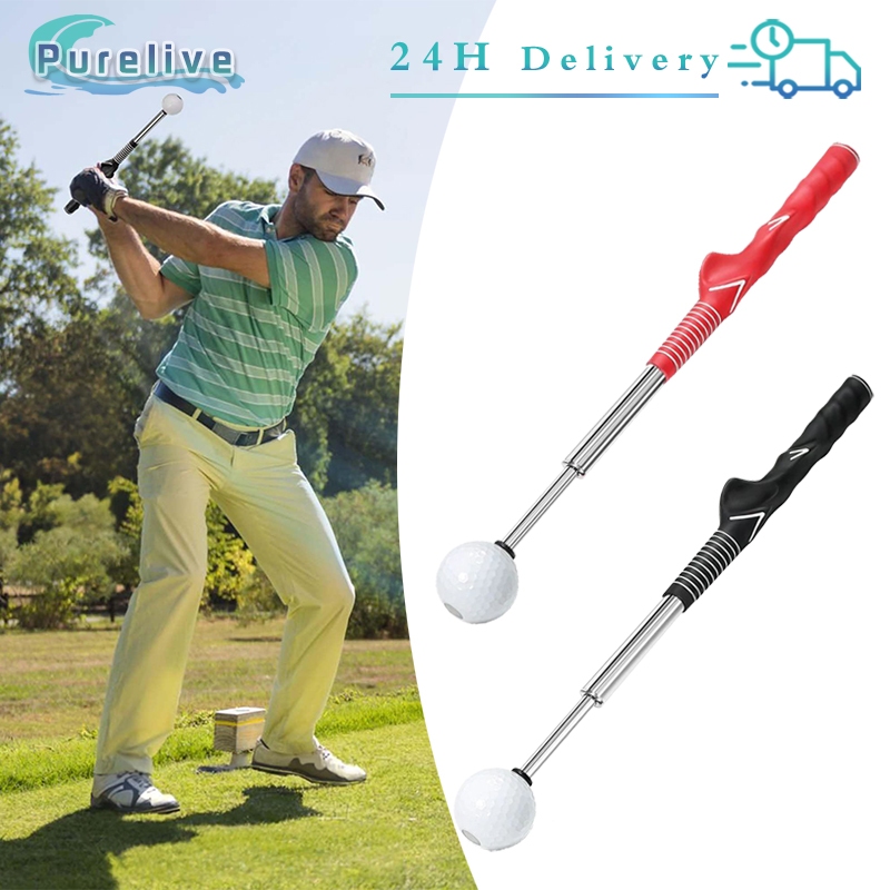 Jual Golf Swing Practice Stick Hand Adjustable Stick 67.5cm Warm Up ...
