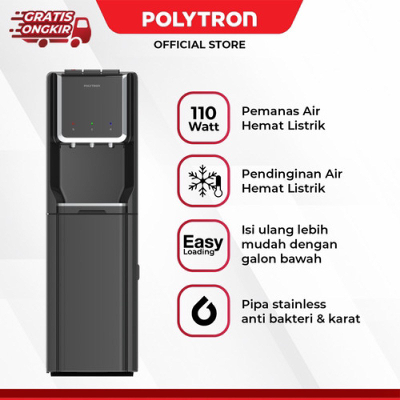 Jual DISPENSER POLYTRON GALON BAWAH PWC-615X / PWC 615X Polytron ...