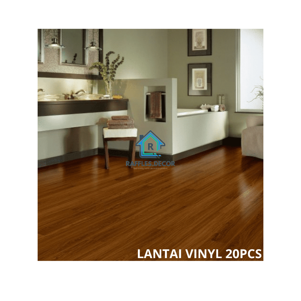 Jual Lantai Vinyl Sticker Sudah dengan lem perekat High Quality Premium ...