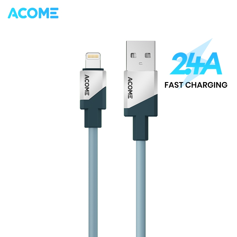 Jual ACOME Kabel Data Silikon Type-C Lightning Micro AiC Data Cable ...