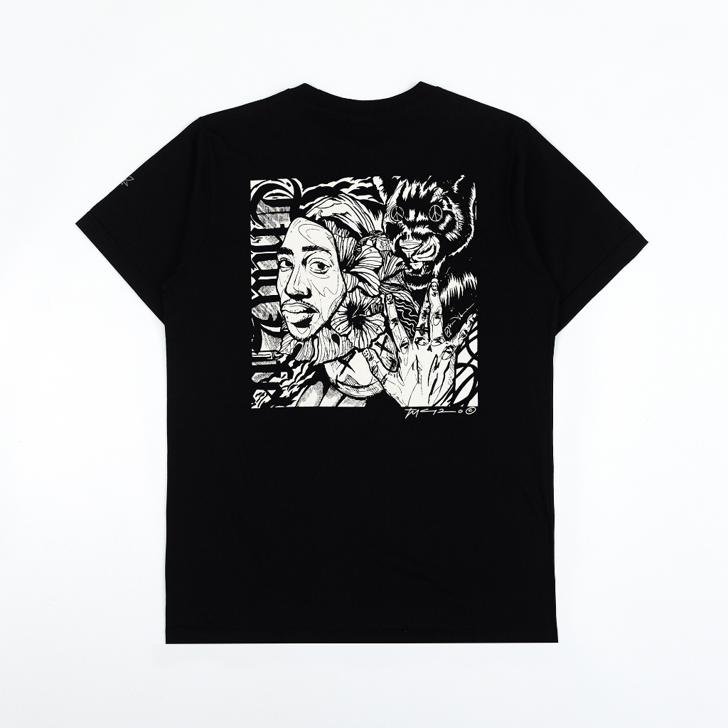 Jual TM420 Thug Life T-shirt (Tupac/2pac Shakur Cotton Combed 30s ...