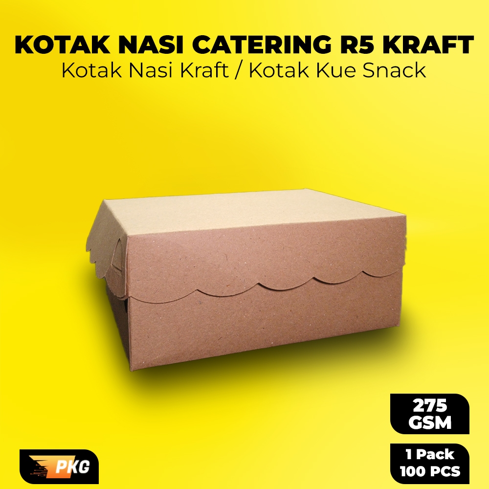 Jual Dus Kue R5 Kraft Renda Box Kue Roti Gorengan 275gsm | Shopee Indonesia