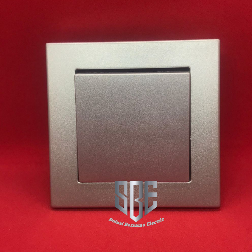 Jual Saklar Engkel Broco Plano Series Silver / Pearl White | Shopee ...