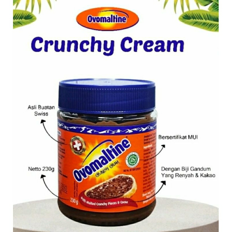 Jual Ovomaltine Crunchy Cream 230gr | Shopee Indonesia