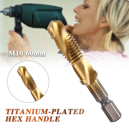 Jual Usefultools 6PCS Mata Bor Pembuat Ulir Drat Drill Tap Set Hex ...
