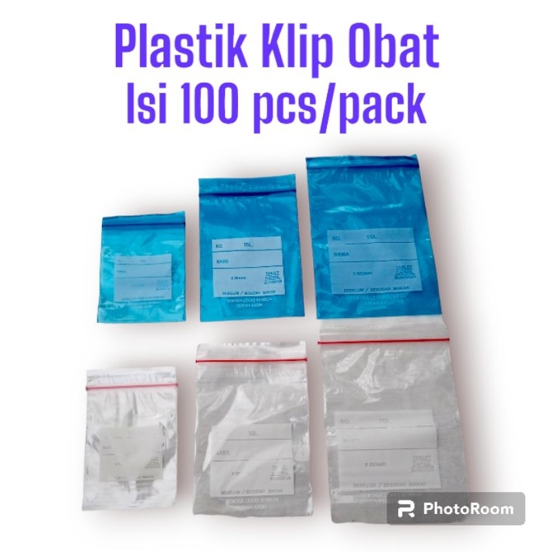 Jual Plastik Obat Klip 7 x 10.. 8,7 x 13.. 10 x 15.. Plastik Klip Obat ...
