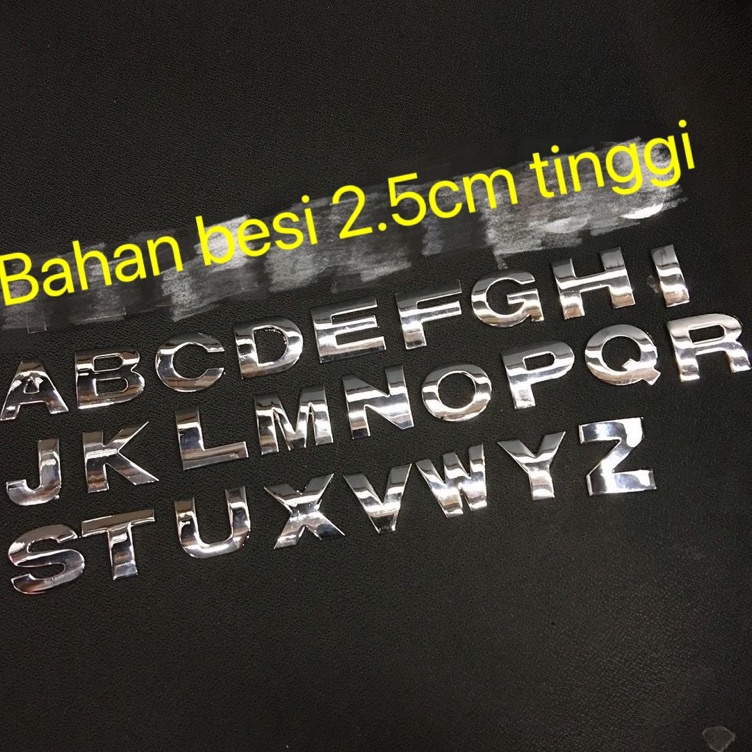 Jual Pasti Murah NSU huruf mobil Tempelan Stiker Emblem Mobil Chorme ...