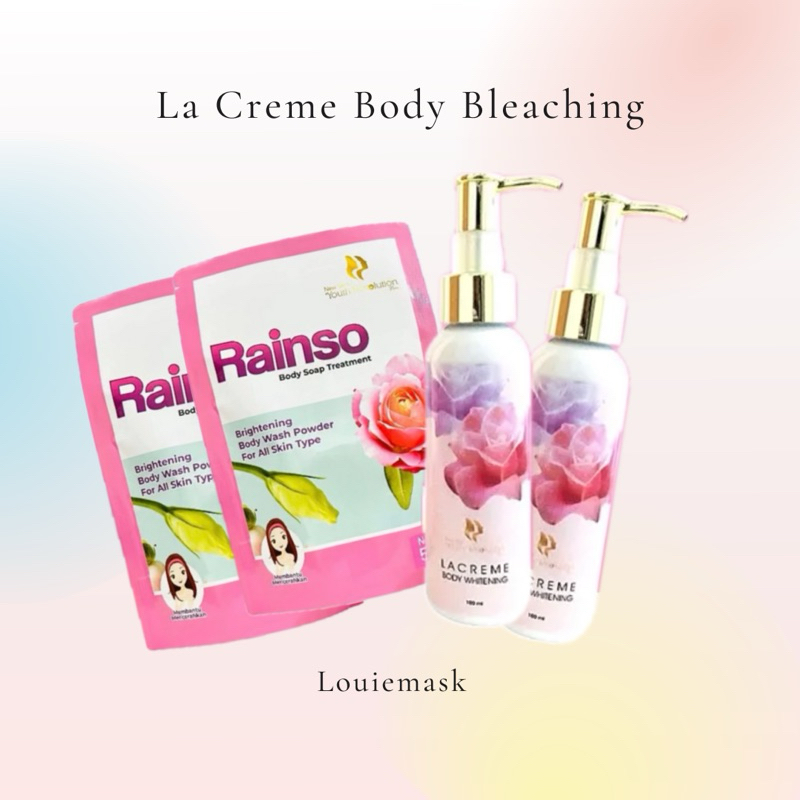 Jual La creme Body Bleaching Whitening Rainso La Creme by houseofbeauty ...